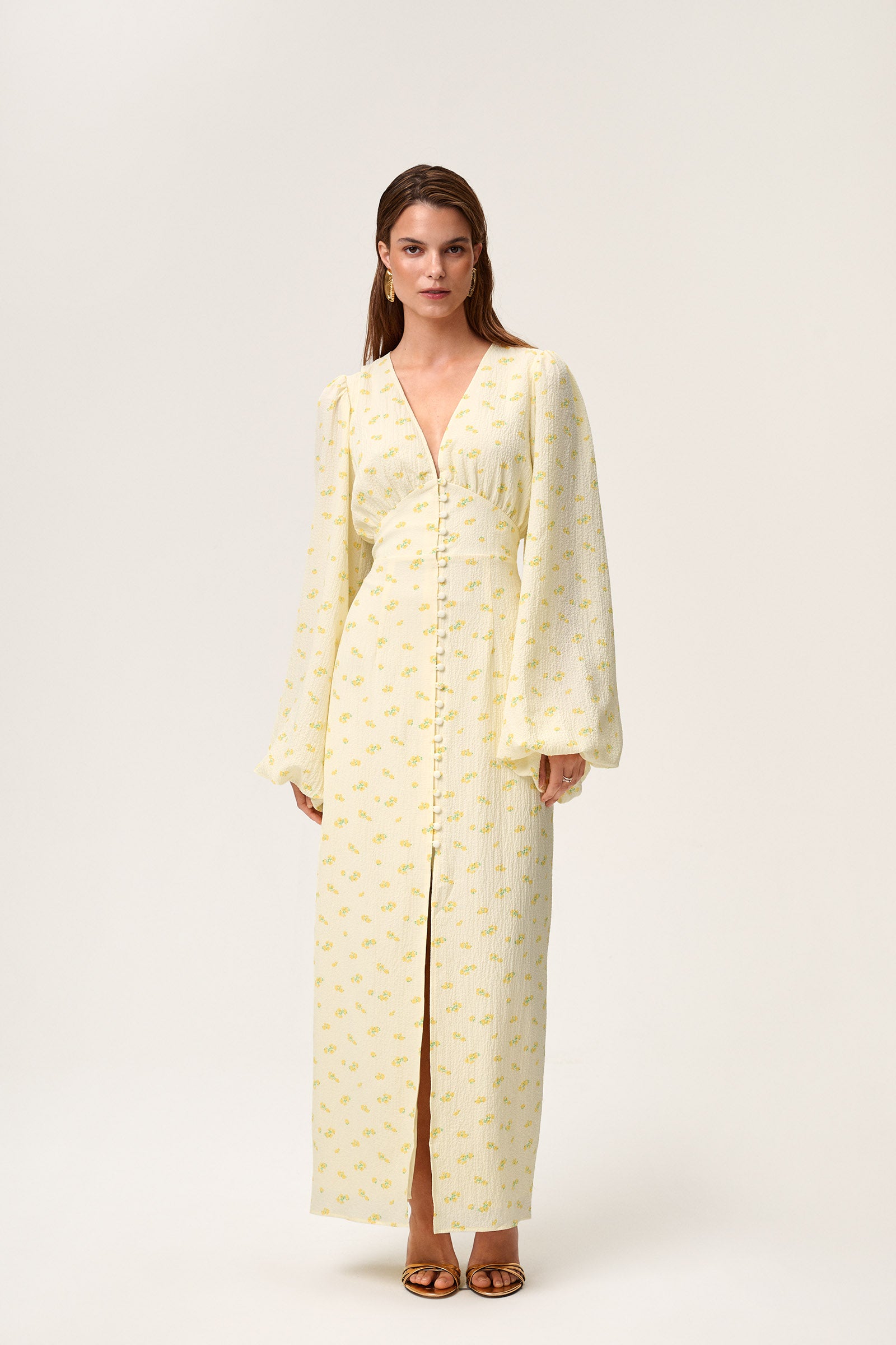 Positano dress in pastel yellow - Shop dress – adoore.se